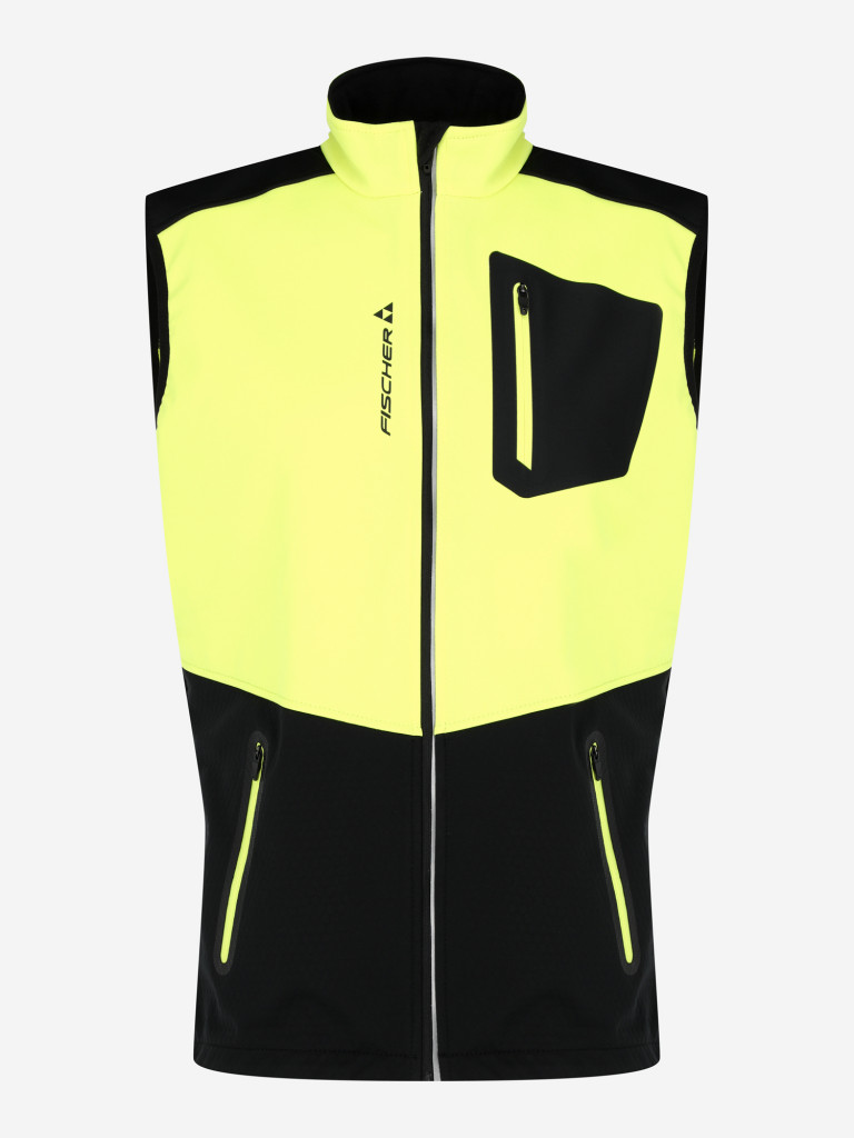 Жилет для беговых лыж мужской Fischer Softshell Warm арт. GR8119 черный ...
