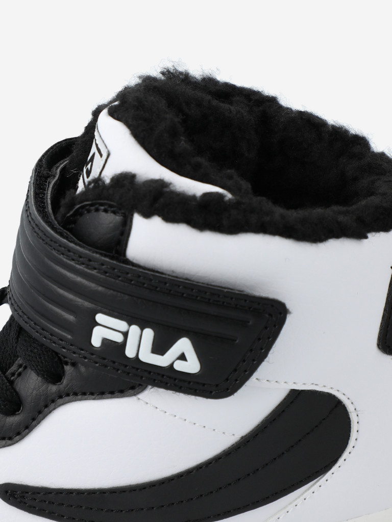 Кеды утепленные для мальчиков FILA Fil High Fur арт. 128510 черный/белый цвет — купить за 1679 ...