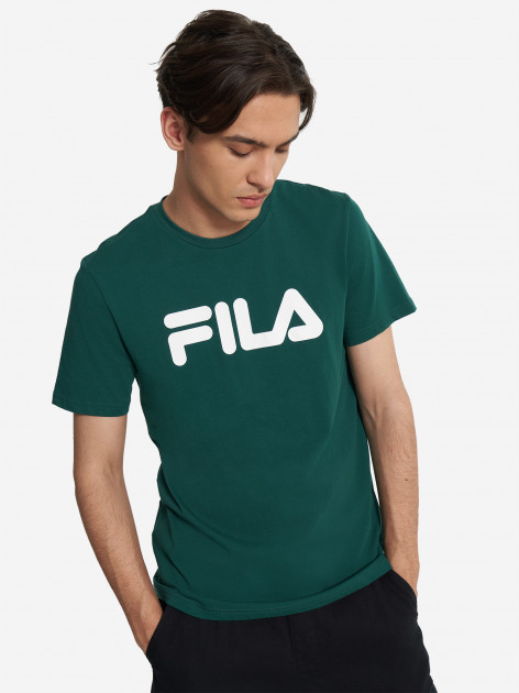 Футболка мужская FILA арт. 129392 темно-зеленый цвет — купить за 749 руб. со скидкой 50 % ...