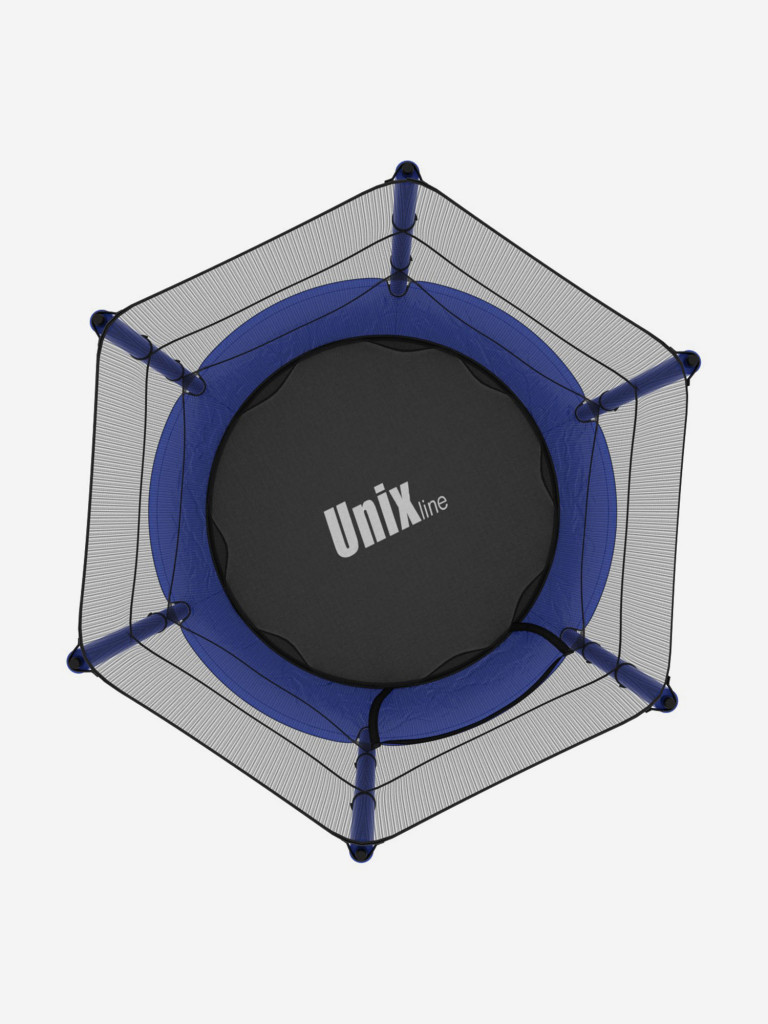 Батут UNIX Line Kids 4.6 ft голубой 140 см Синий цвет — купить за 11748 ...