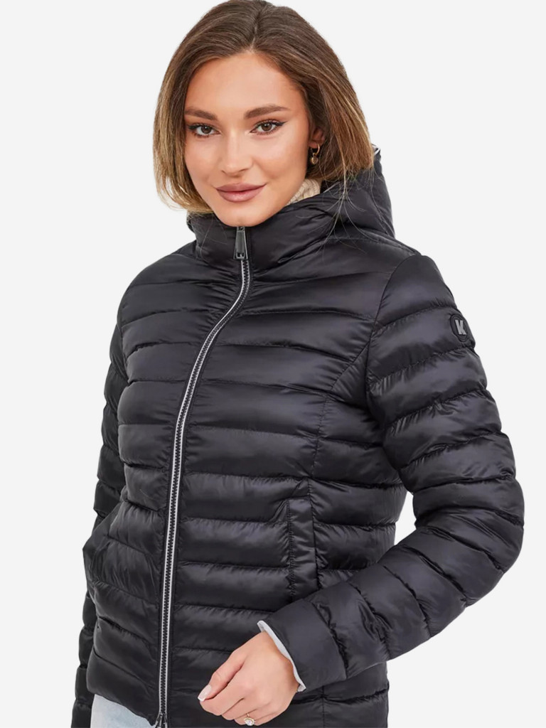 Куртка двухсторонняя утепленная KATEN серыйй, черный, светло-серый цвет ...