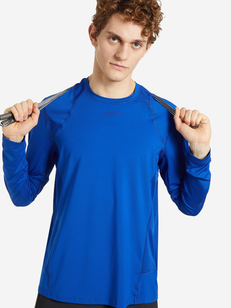 Лонгслив мужской Craft Essence арт. 1908754 ярко-голубой цвет — купить ...
