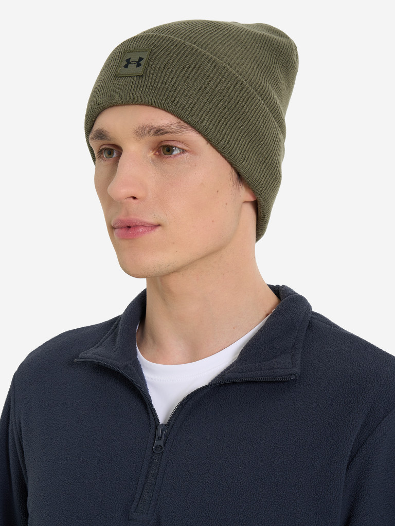 Шапка мужская Under Armour Halftime арт. 1373155 зеленый цвет — купить ...