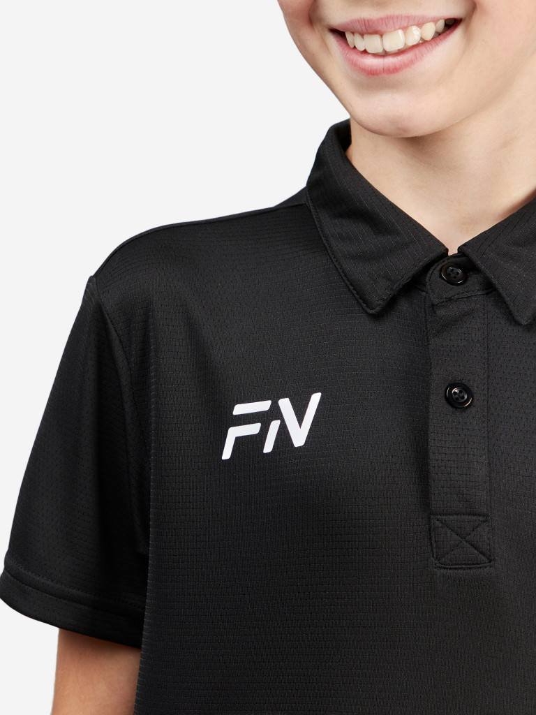 Поло для мальчиков FN Polo KID Черный цвет — купить за 590 руб. со ...