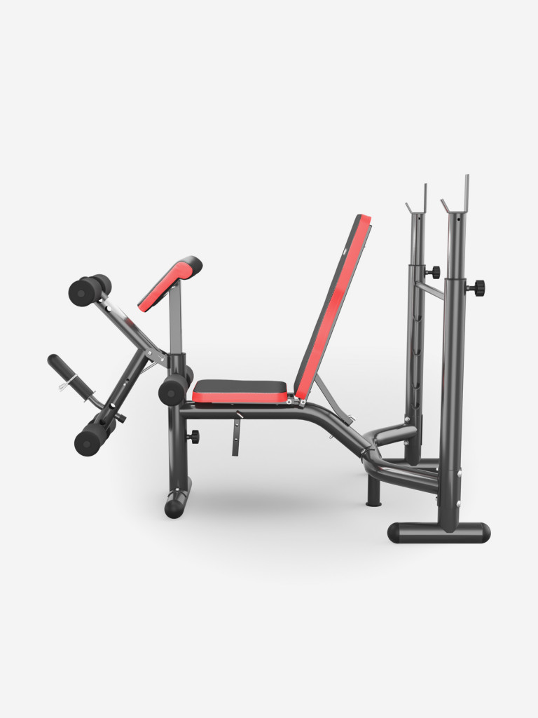 Скамья силовая со стойками UNIX Fit Bench 135 Черный цвет — купить за 31890 руб. со скидкой 20 % ...