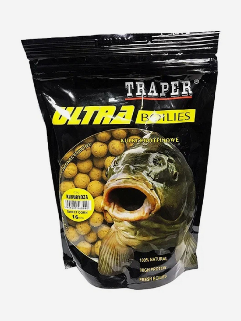 Бойлы Traper ultra Kukurydza, (Бойлы "Кукуруза") 16мм/500гр арт. 18010 ...