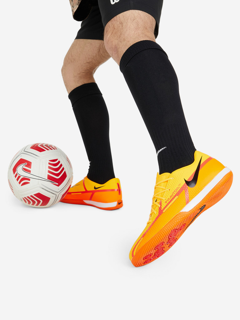 Бутсы мужские Nike Phantom GT2 Academy IC арт. DC0765 оранжевый/черный ...