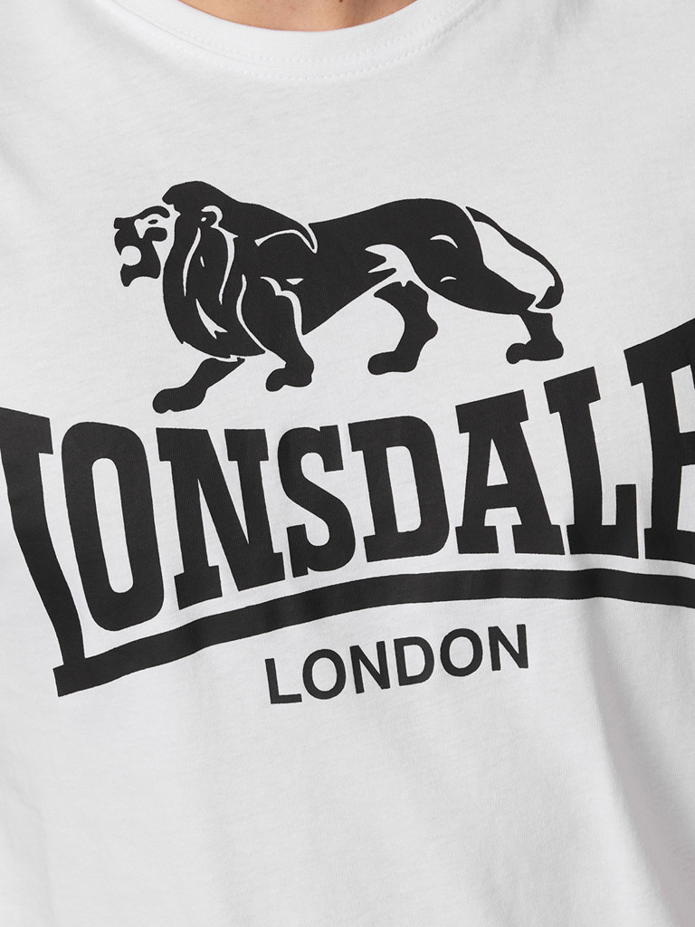Футболка мужская LONSDALE LOGO Белый цвет — купить за 1673 руб. со ...