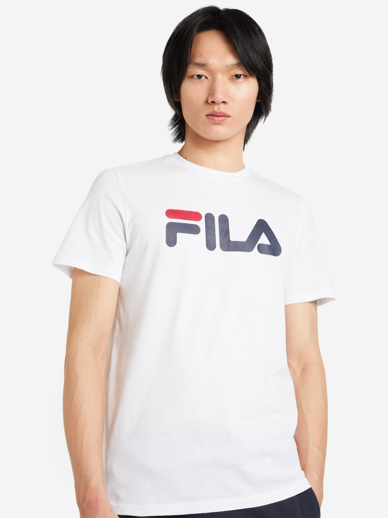 Футболка мужская FILA Essentials арт. 123130 белый цвет — купить за 389 руб. со скидкой 70 % ...