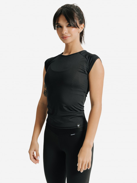 Футболка спортивная женская Forstrong Basic Pro Черный цвет — купить за 1840 руб. со скидкой 20 ...