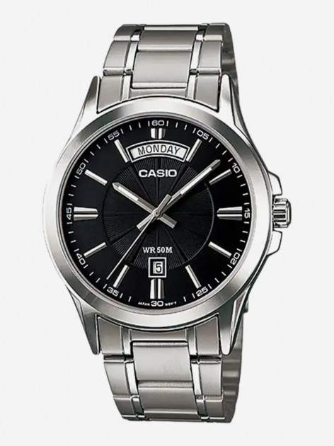 Наручные часы Casio MTP-1381D-1A Серебряный цвет — купить за 5810 руб ...