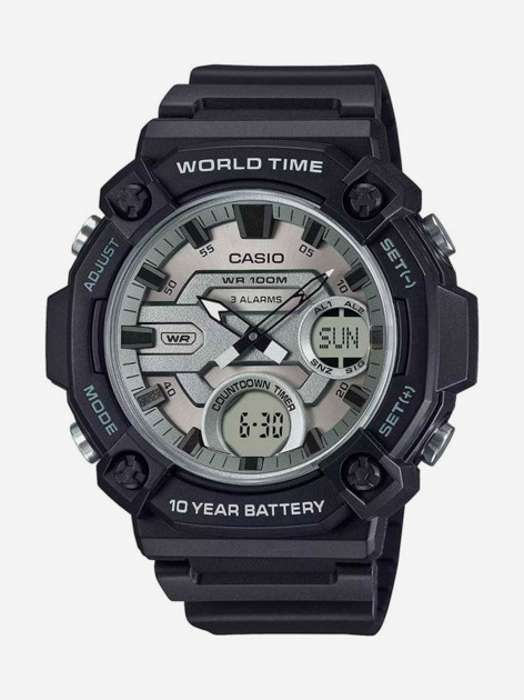 Спортивные часы CASIO AEQ-120W-7A белый/серый цвет — купить за 5237 руб ...