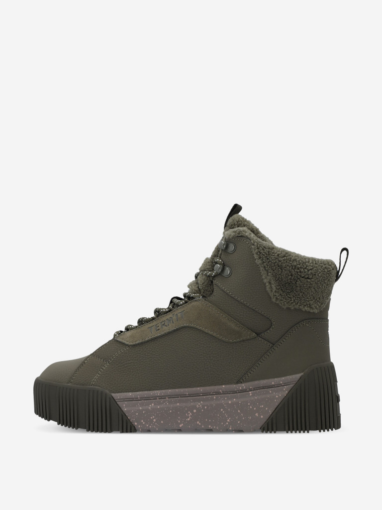 Кеды утепленные женские Termit Future Mid арт. 122540 хаки цвет — купить за 2189 руб. со скидкой ...