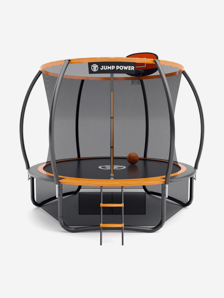 Батут Jump Power 10ft PRO Basket Orange Оранжевый цвет — купить за ...