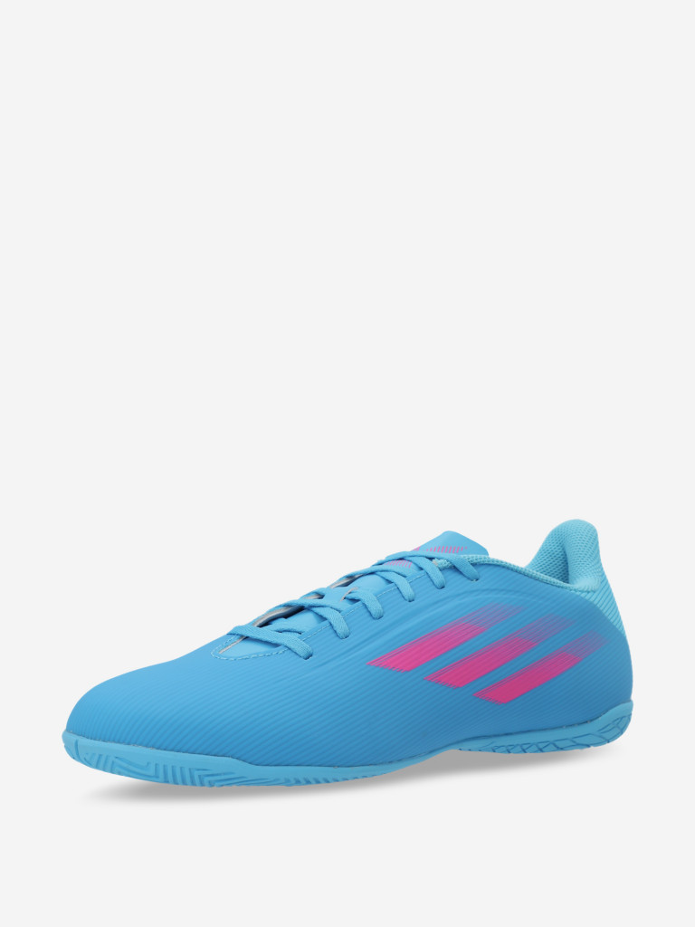 Бутсы мужские adidas X Speedflow.4 In арт. GW7526 голубой/розовый ...