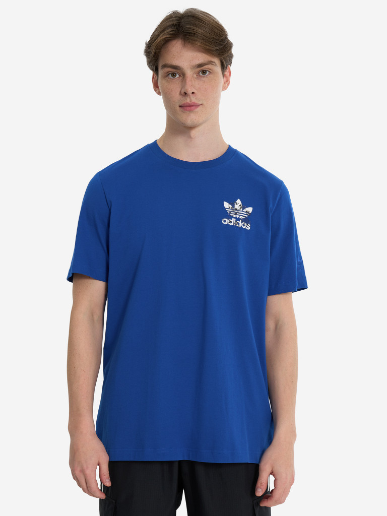 Футболка мужская adidas арт. IL5145 синий цвет — купить за 2349 руб. со ...
