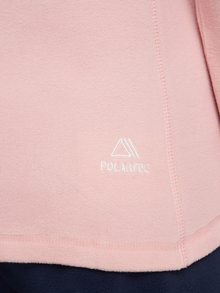 Джемпер флисовый женский Pelliot арт. 12131004 розовый цвет — купить за 1499 руб. со скидкой 70 ...