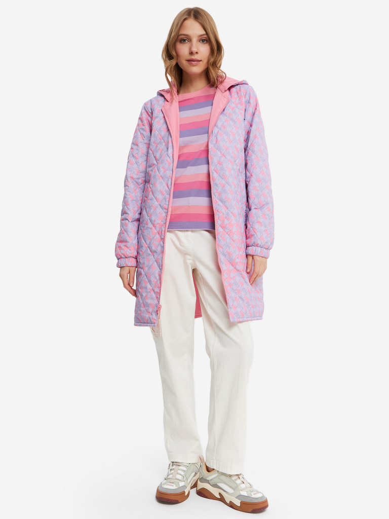 Куртка утепленная двусторонняя женская Termit арт. 128529 розовый/фиолетовый цвет — купить за ...