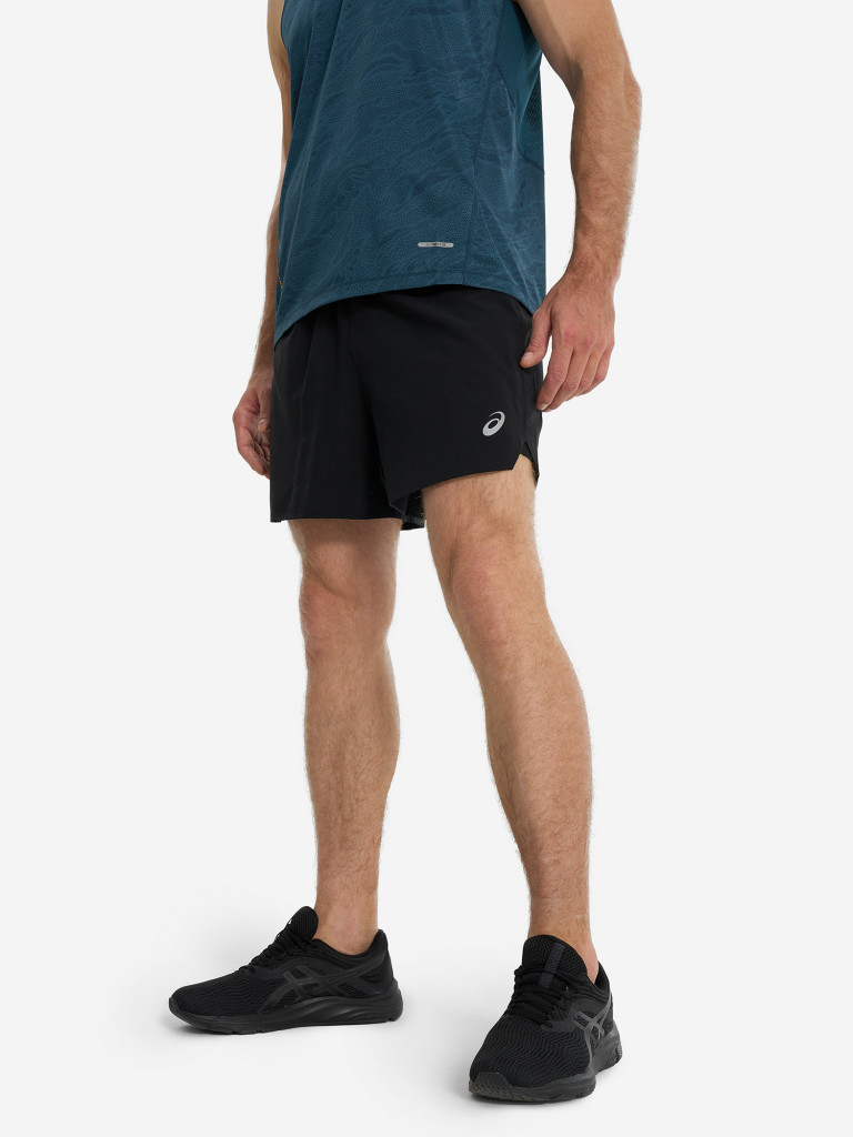 Шорты компрессионные мужские ASICS Road арт. 2011C388 черный цвет ...
