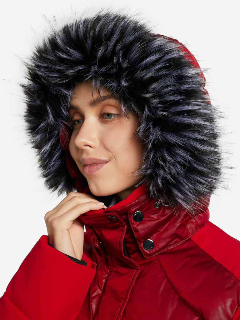 Пуховик женский Luhta Kalajoki арт. 232415369L7V красный цвет — купить ...