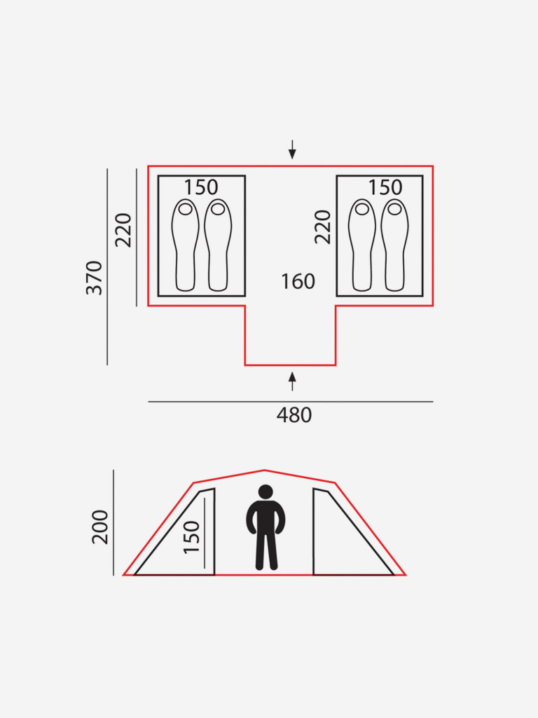 Палатка BTrace Prime 4, Зеленый/Бежевый зеленый, бежевый цвет — купить за 62900 руб., отзывы в ...