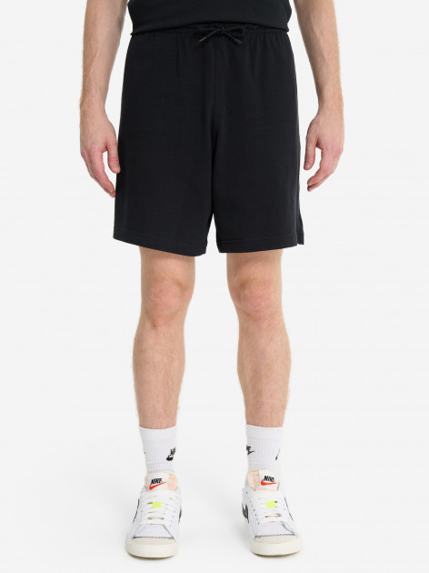 Шорты мужские Nike Club Knit Short арт. FQ4359 черный/белый цвет ...