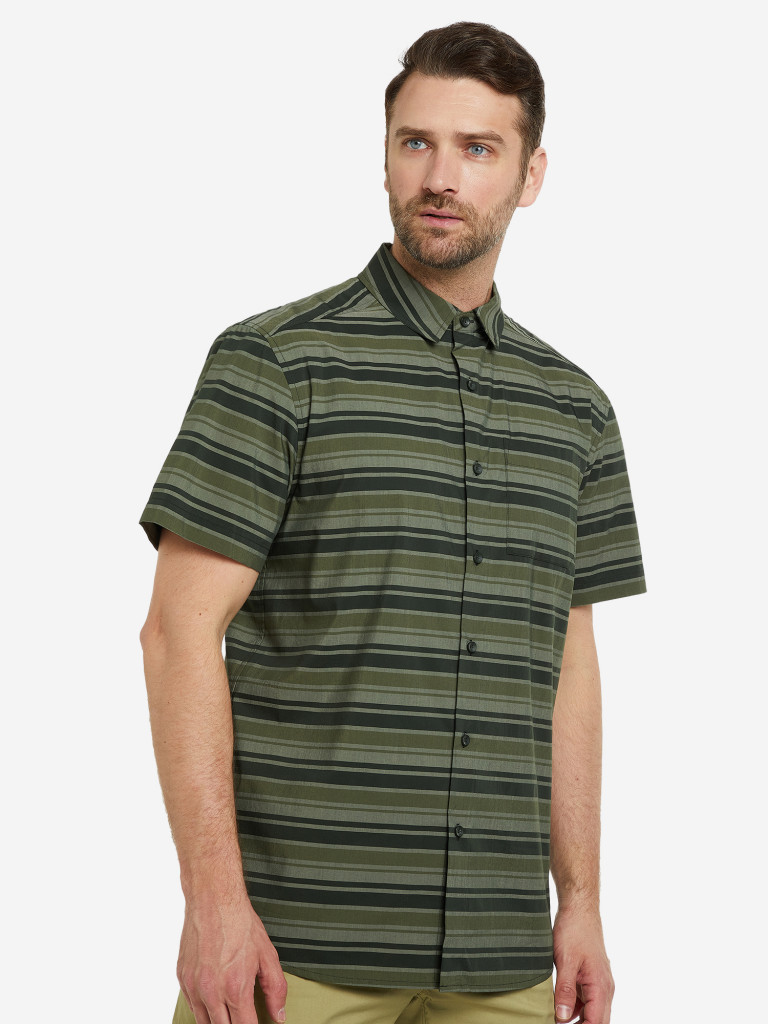 Рубашка с коротким рукавом мужская Arc'teryx Brohm Striped арт ...