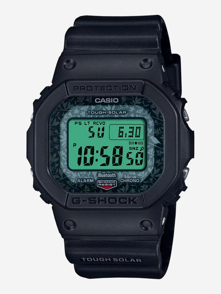 Наручные часы Casio G-Shock GW-B5600CD-1A3 Серебряный/зеленый цвет — купить за 17920 руб. со ...