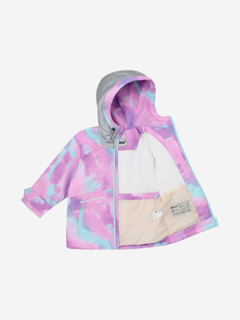 Куртка утепленная для девочки Oldos розовый цвет — купить за 6599 руб. со скидкой 15 %, отзывы в ...