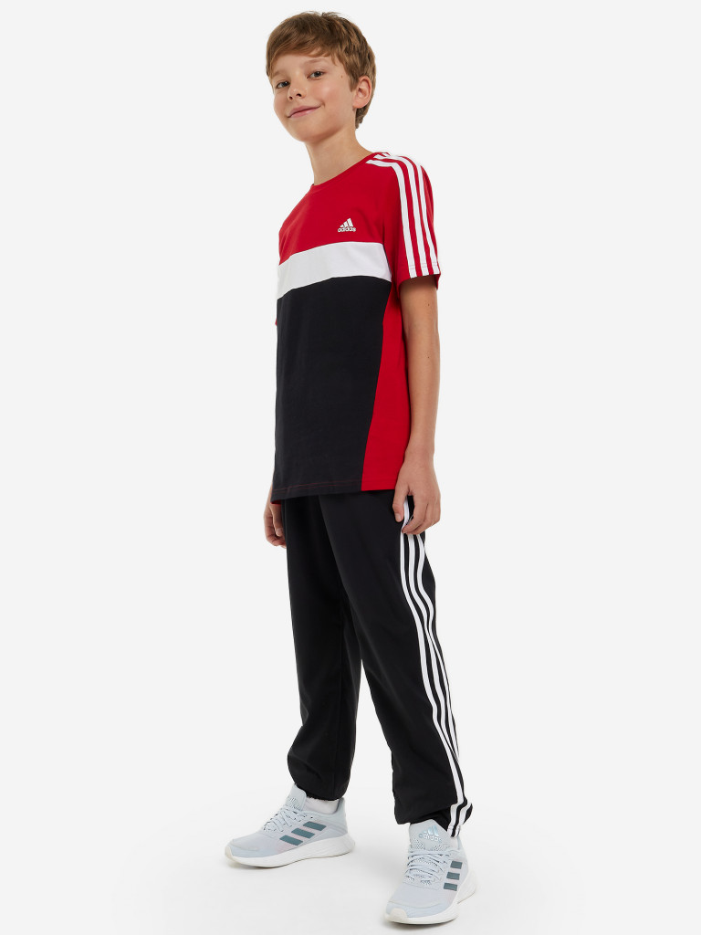 Брюки для мальчиков adidas арт. HR6334 черный цвет — купить за 2799 руб ...
