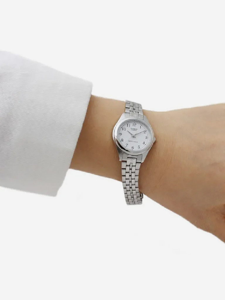 Наручные часы Casio LTP-1129A-7B серебряный цвет — купить за 5440 руб ...