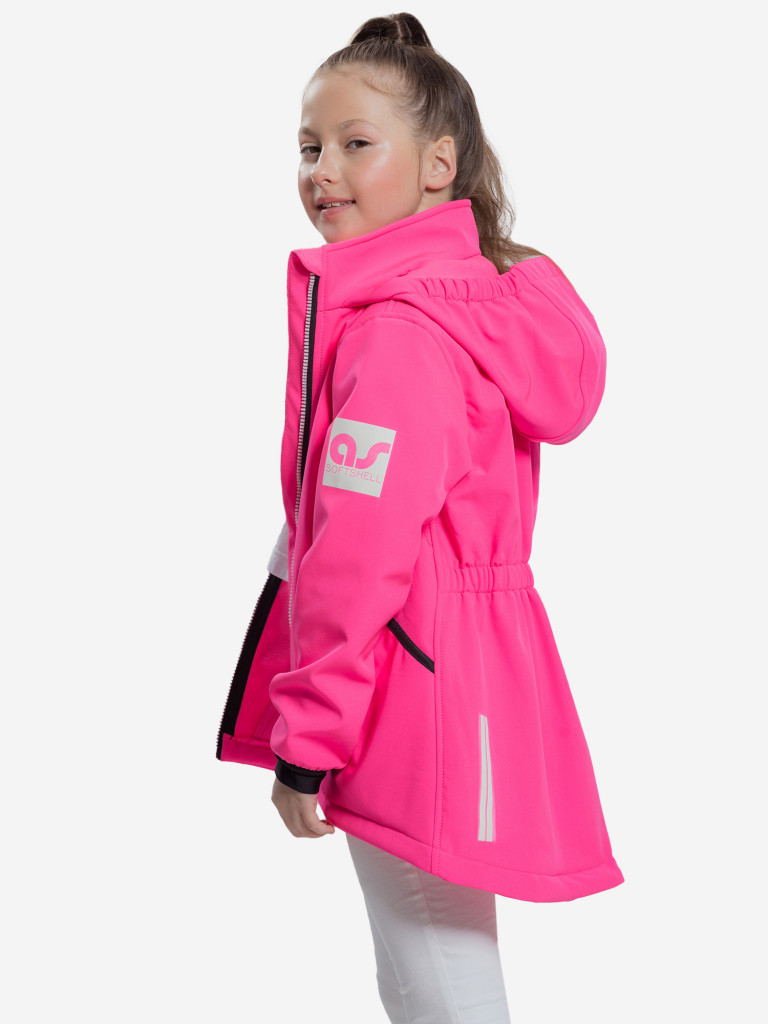 Ветровка Софтшелл SoftShell для девочки Artel ярк.розовый цвет — купить за 3205 руб. со скидкой ...