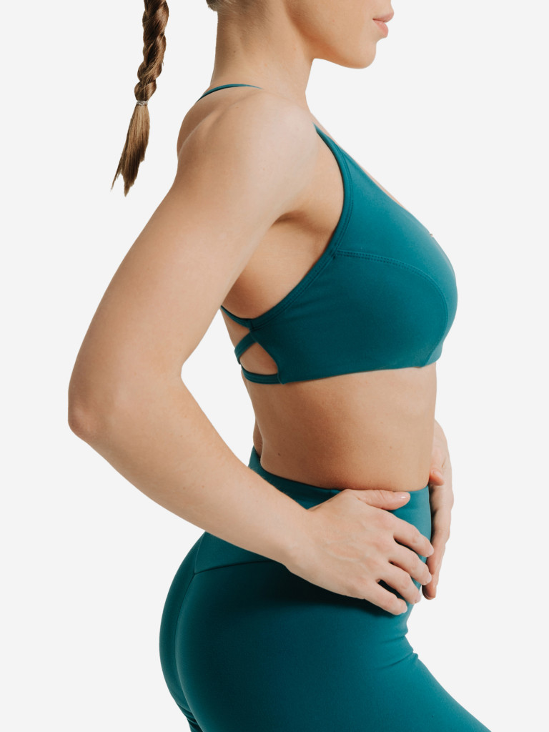 Топ cпортивный женский Forstrong Flare soft Зеленый цвет — купить за 2300 руб. со скидкой 21 % ...