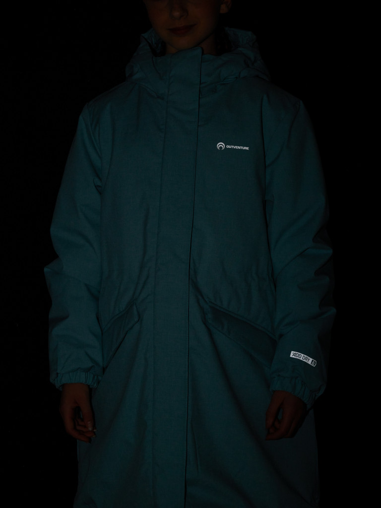 Парка для девочек Outventure арт. 124504 голубой цвет — купить за 1859 ...