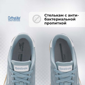Кеды мужские Reebok Smash Edge арт. 100208241 голубой/белый/коричневый ...