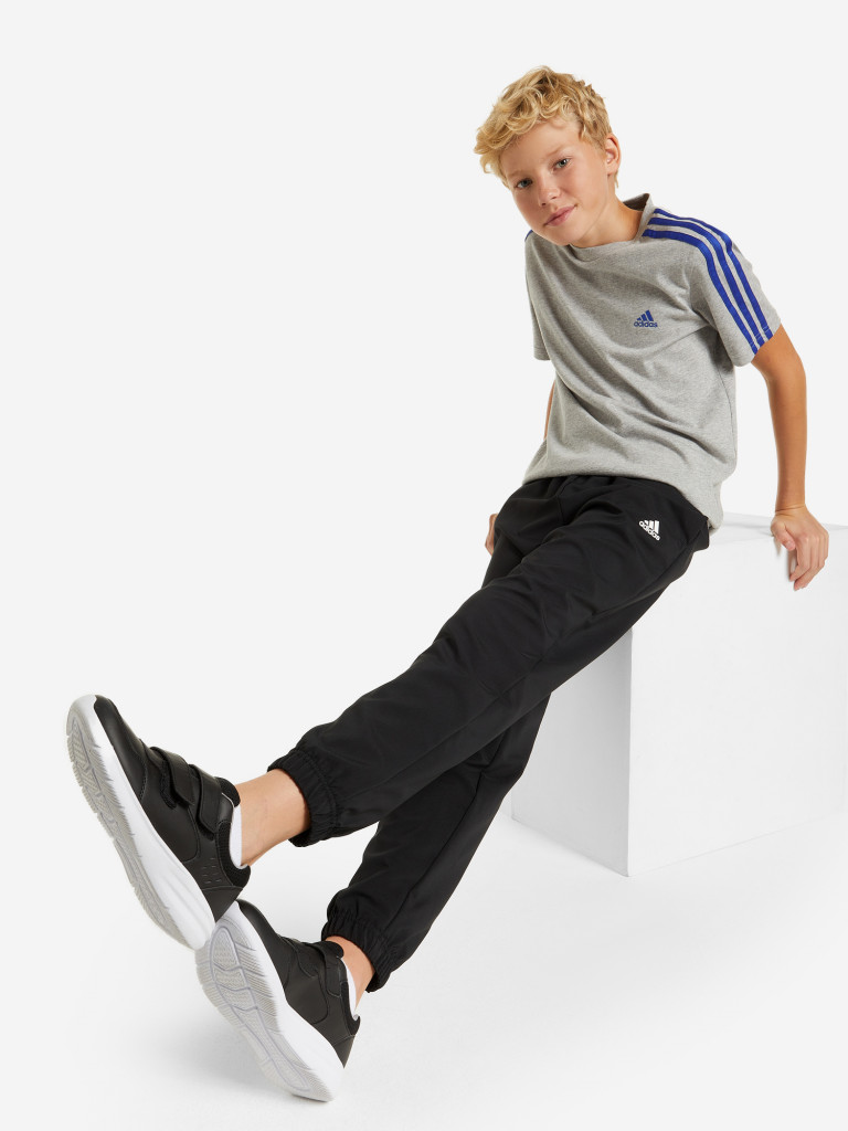 Брюки для мальчиков adidas Essentials Stanford арт. GN4099 черный цвет ...