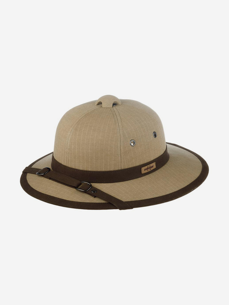 Панама STETSON 2921801 PITH HELMET COTTON (бежевый) бежевый цвет ...