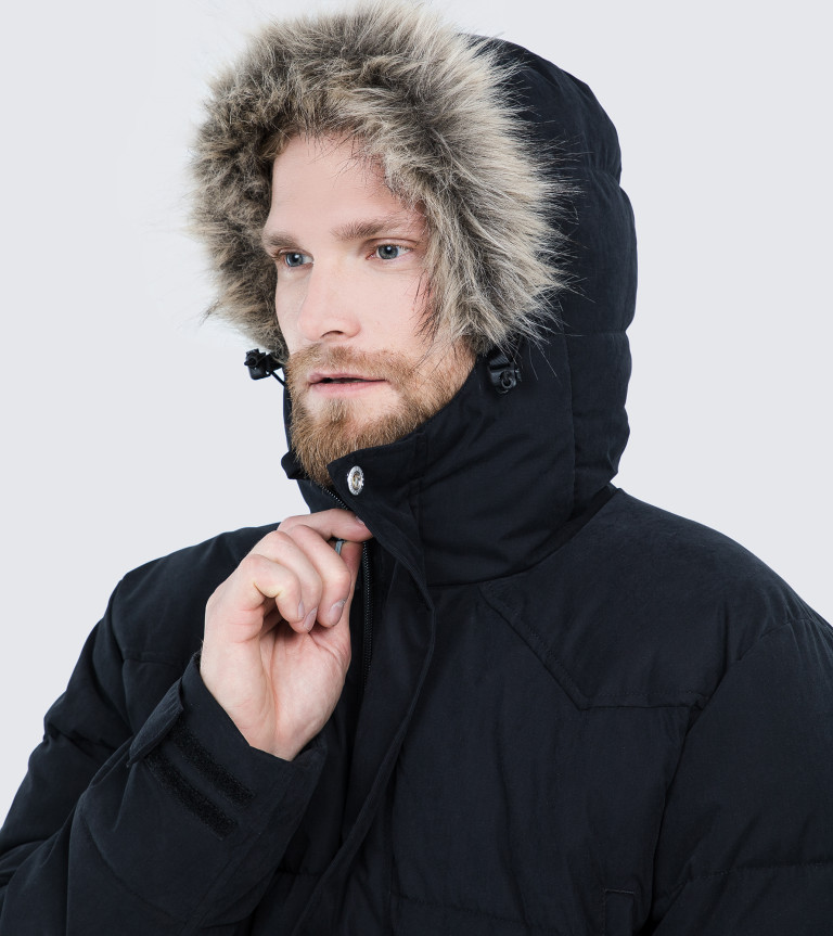 Куртка утепленная мужская Exxtasy Finsland арт. 29 425 0414 S черный ...