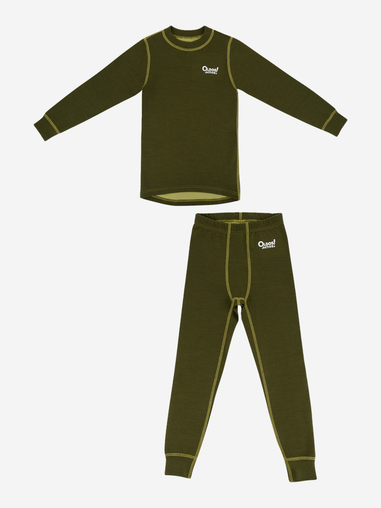 Комплект термобелья для мальчиков Oldos! арт. AOAW22SU1K113 хаки/фисташковый цвет — купить за ...