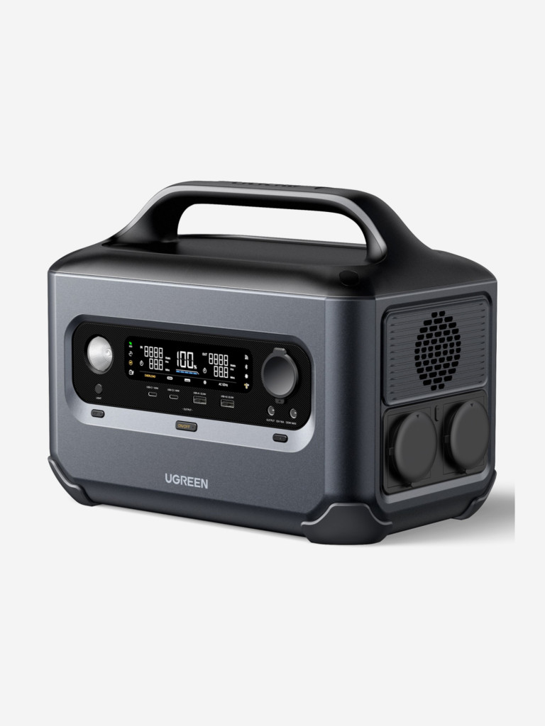 Электростанция портативная UGREEN GS600 15050, 680Втч 600Вт EU темно ...