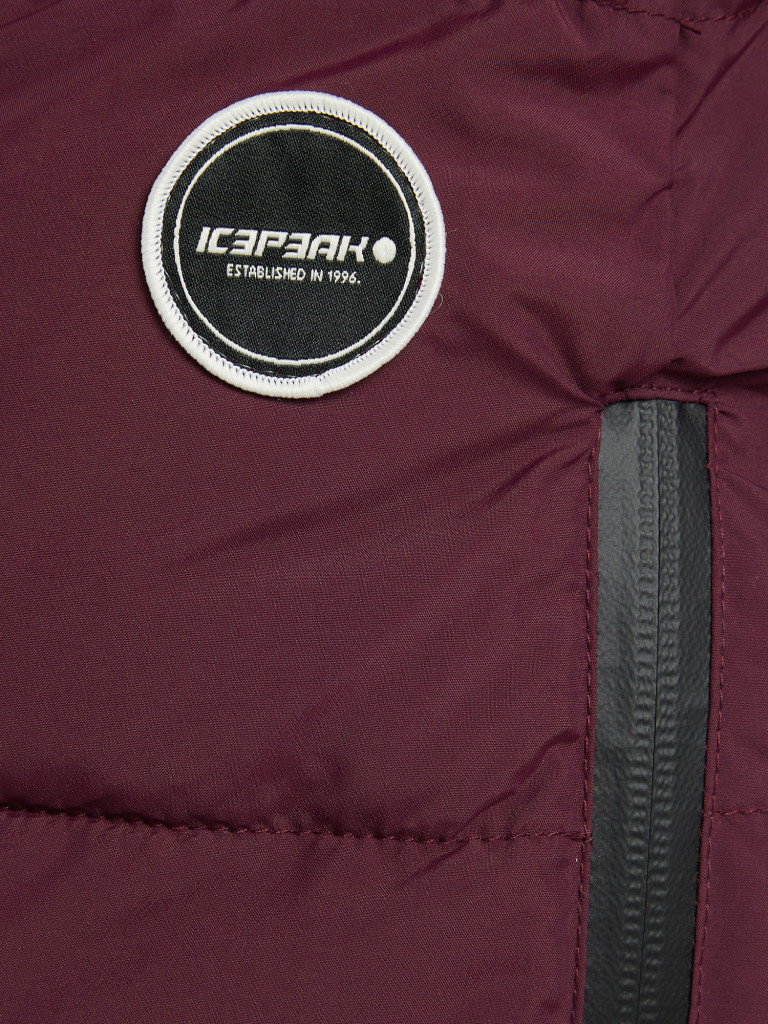 Жилет утепленный женский IcePeak Akene бордовый цвет — купить за 8499 ...