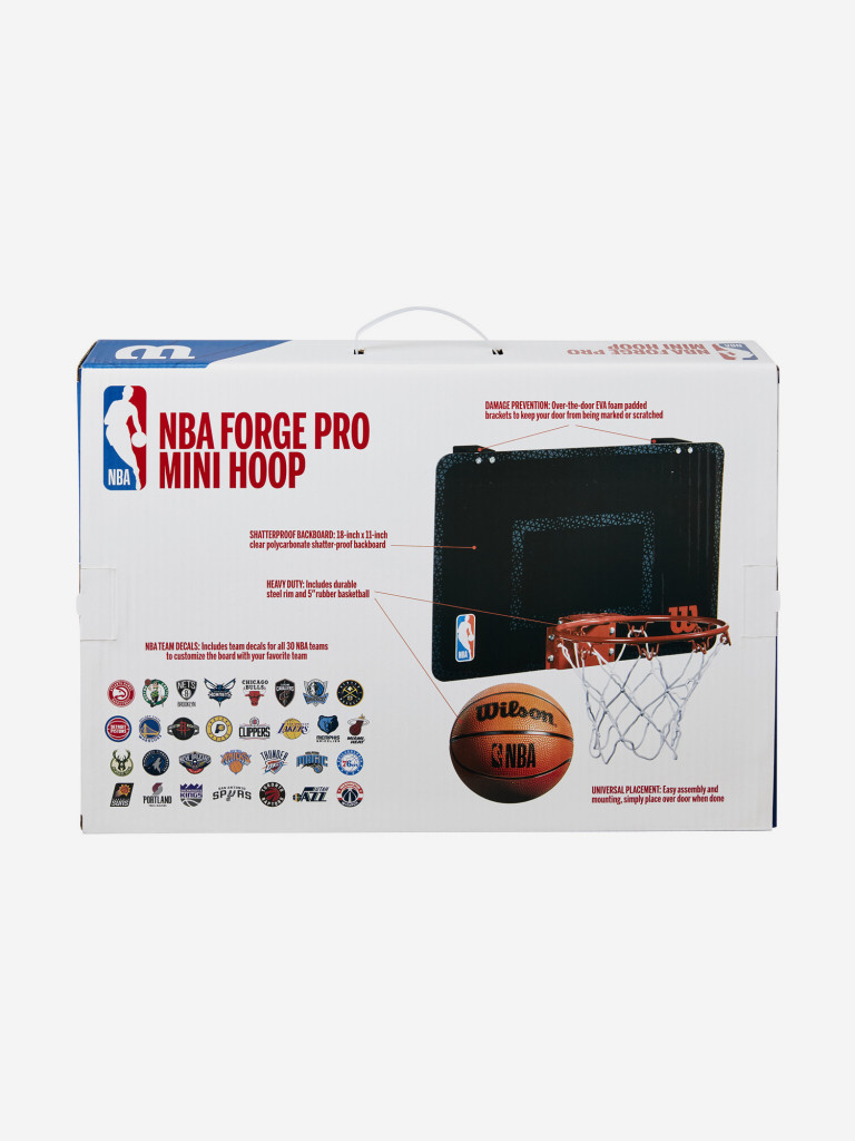 Набор для баскетбола Wilson NBA Forge Team Mini арт. WTBA3001FRGNBA черный цвет — купить за 7699 ...