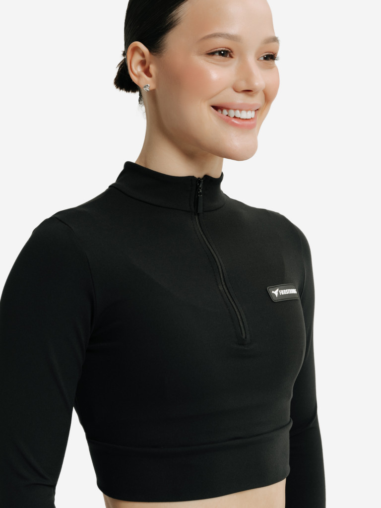Топ спортивный женский Forstrong BLAZE SOFT Черный цвет — купить за 3150 руб. со скидкой 20 % ...