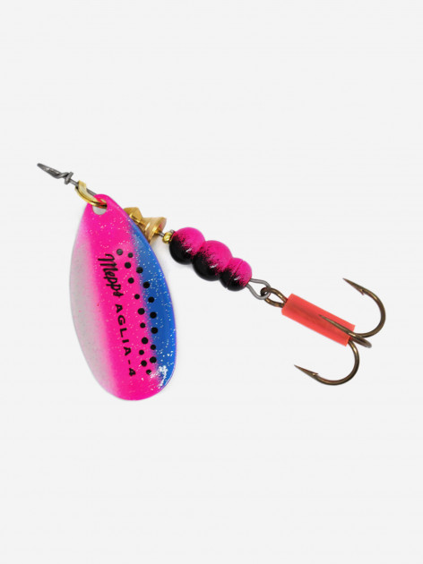 Блесна Mepps AGLIA RAINBOW TROUT №4 розовый/фиолетовый/черный цвет ...