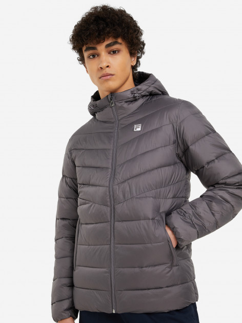 Пуховик мужской FILA арт. 125581 темно-серый цвет — купить за 2399 руб ...