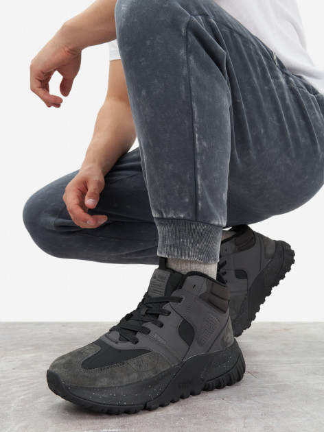 Кроссовки утепленные мужские Kappa Giusto Mid арт. 130323 черный/серый ...