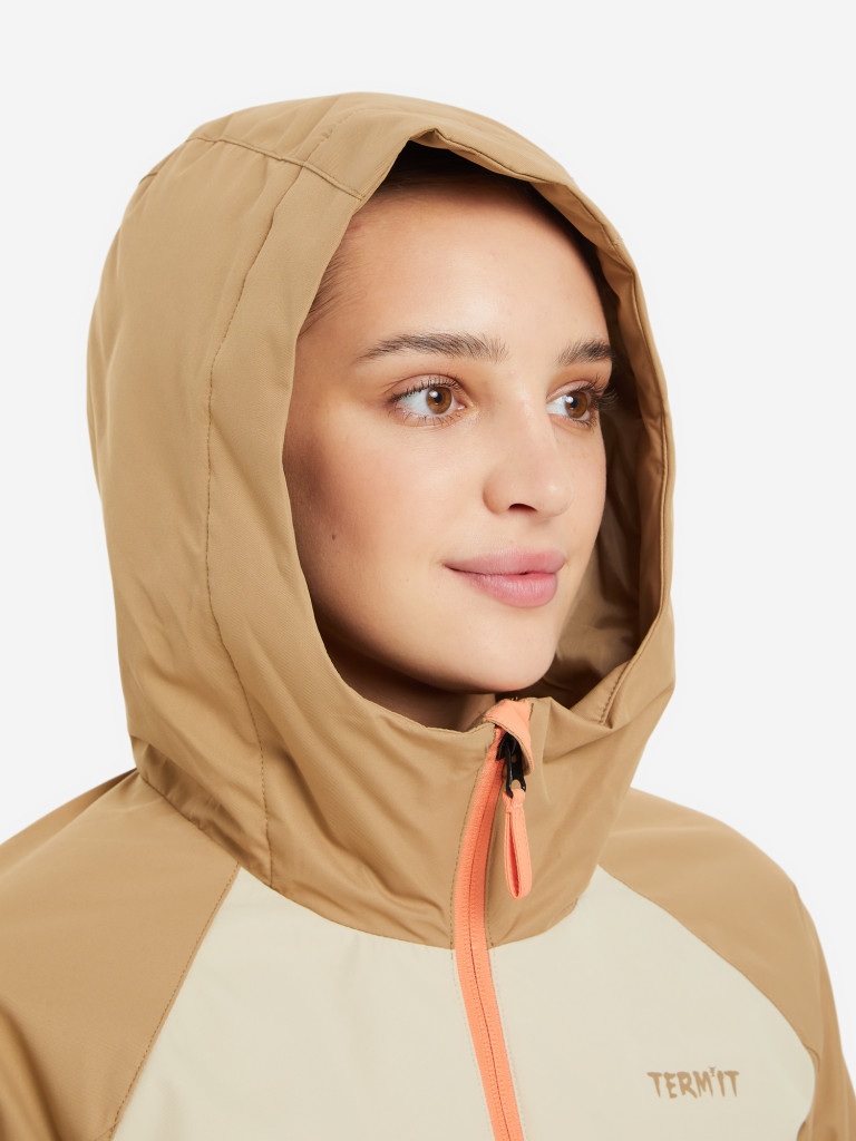Куртка сноубордическая женская Termit арт. 124777 бежевый цвет — купить за 1979 руб. со скидкой ...