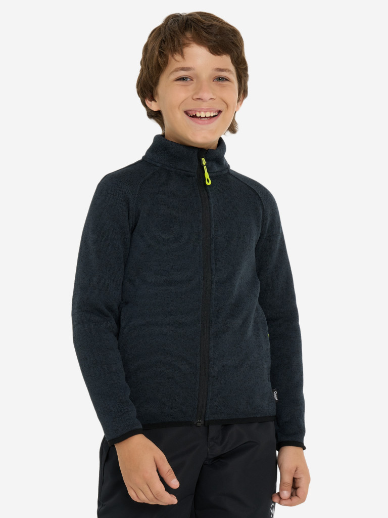 Джемпер флисовый для мальчиков Oldos! арт. AOAW24JT3FL08 черный цвет — купить за 1979 руб. со ...