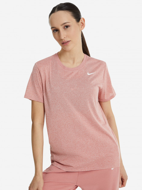 Футболка женская Nike Dri-Fit арт. DX0687 розовый цвет — купить за 3249 ...