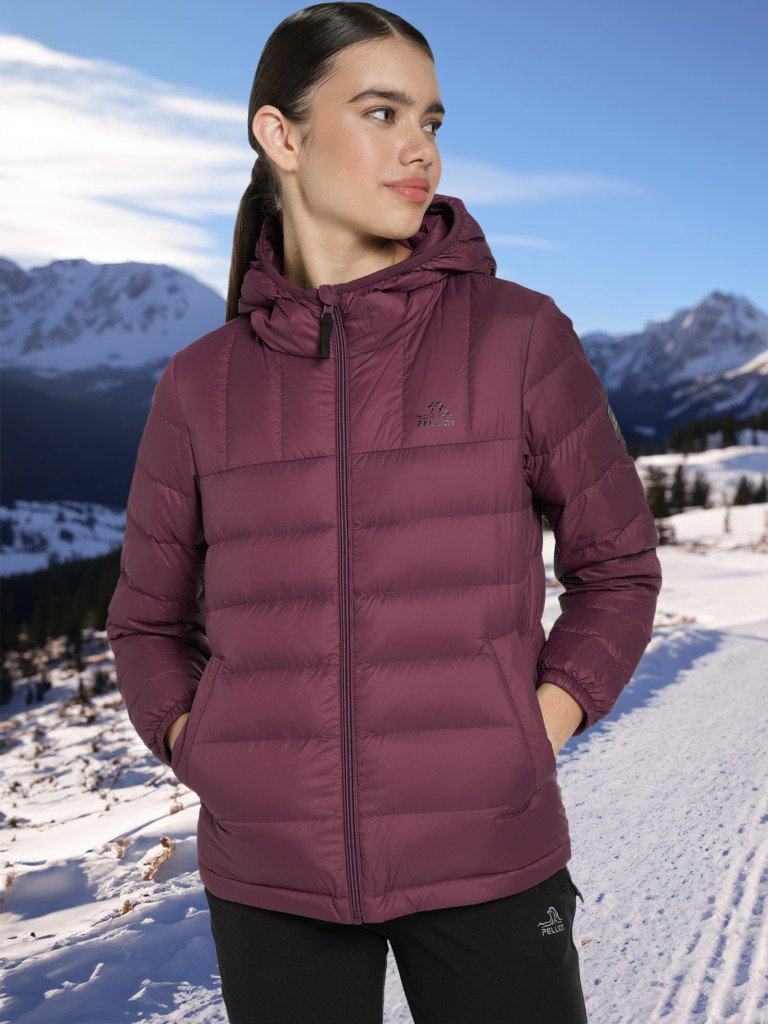 Пуховик женский Pelliot арт. 12040804 фиолетовый цвет — купить за 3899 руб. со скидкой 70 % ...